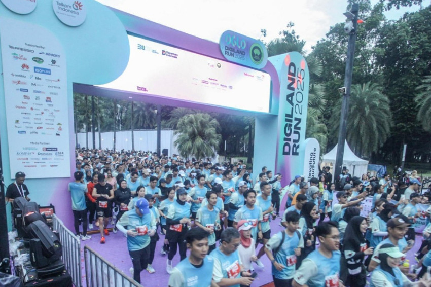Digiland Run 2025 Sukses Raih Label Dunia - Ruang Bibir