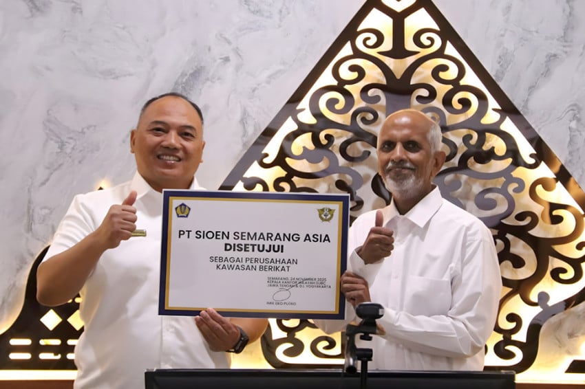 Peresmian Kawasan Berikat SIOEN Semarang Asia, Dorong Ekspansi Ekspor ...
